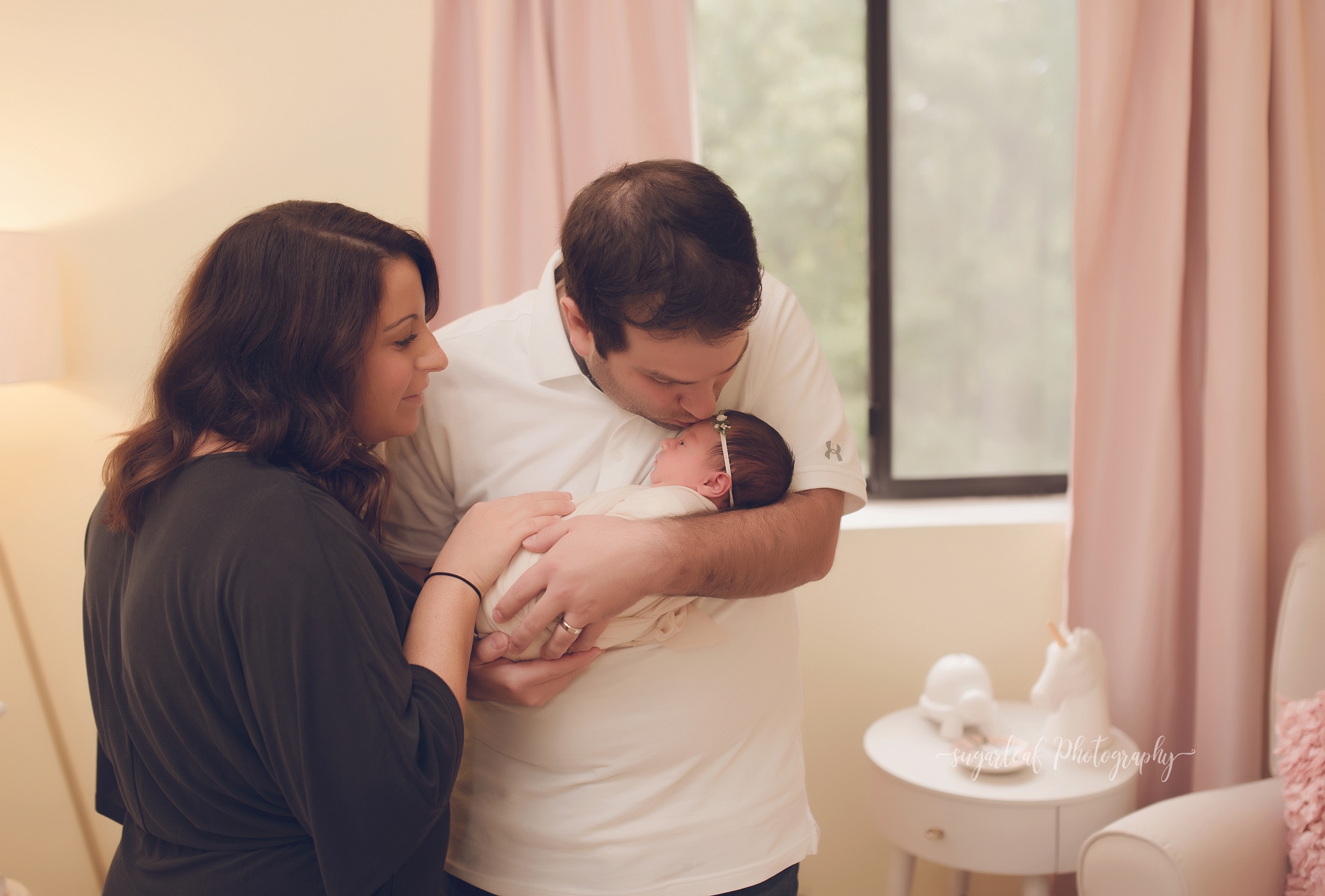 Peachy Pink baby Girl - Baltimore county in-home newborn Photographer ...